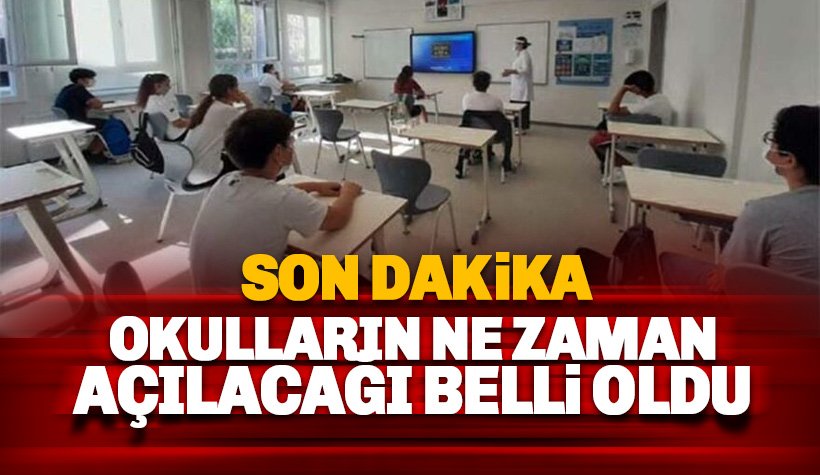Ziya Selçuk okulların açılacağı tarihi açıkladı Ziya Selçuk okulların açılacağı tarihi açıkladı